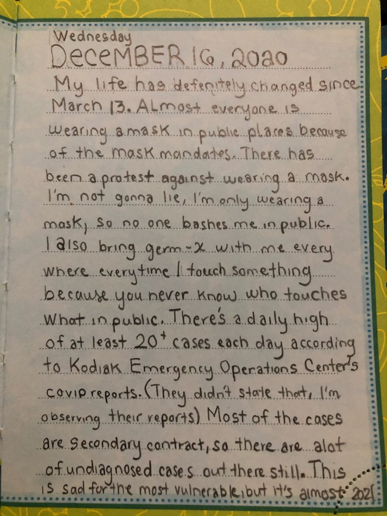 Dear Diary Kodiak History Museum